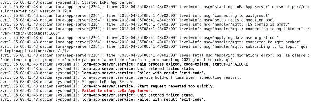 [SOLVED]Error installing the last version of "lora-app-server" - Setup and configuration ...