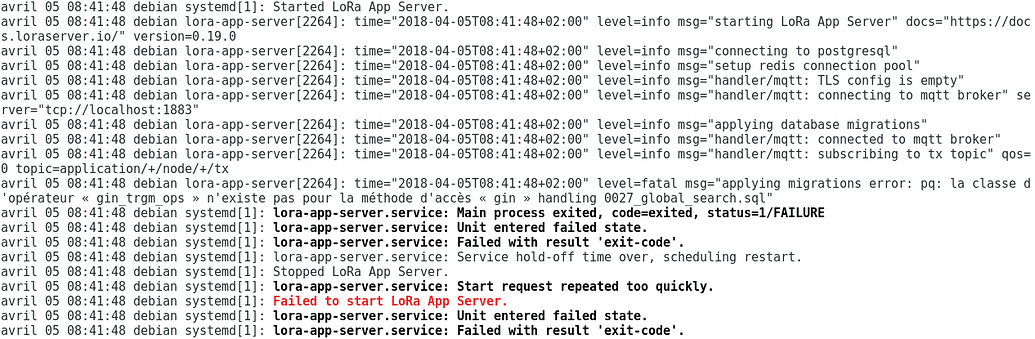 [SOLVED]Error installing the last version of "lora-app-server" - Setup and configuration ...