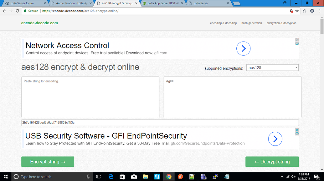 How to decode raw PHYPayload and / or decrypt FRMPayload - ChirpStack Application Server ...