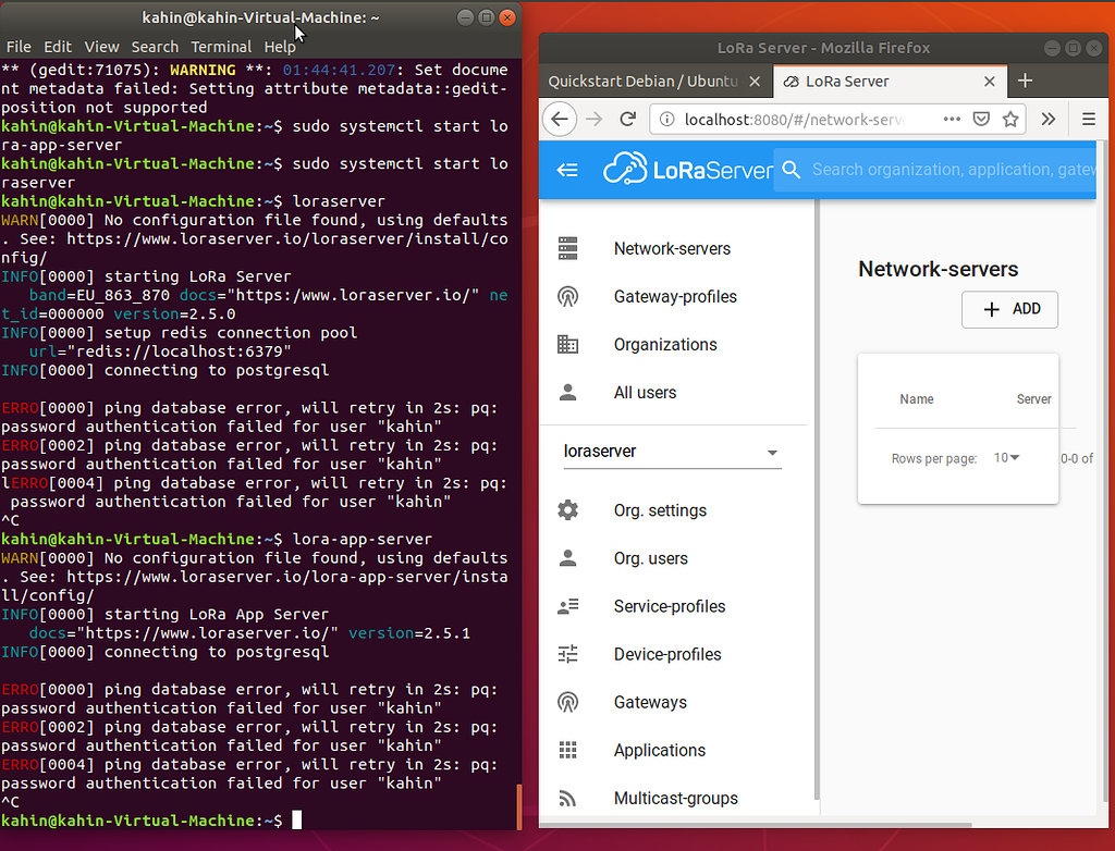 My Loraserver And Lora App Server Cannot Find The Config File Chirpstack Community Forum