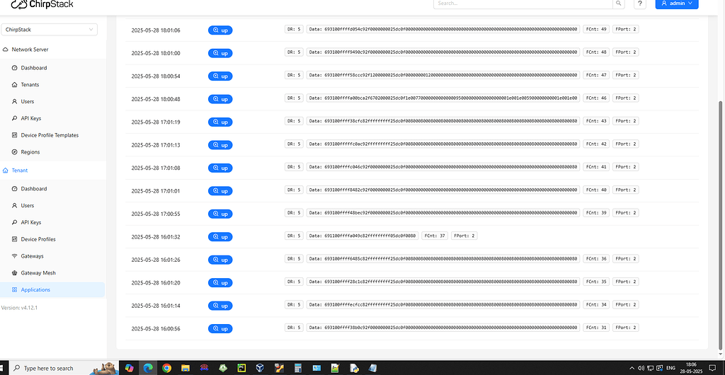 frame counter is missing in the chirpstack - ChirpStack Application Server - ChirpStack ...
