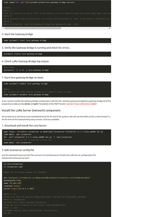 LoRa Server Installation on CentOS - Setup and configuration - ChirpStack Community Forum