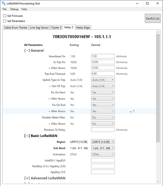 Device profile region configuration issue - Devices - ChirpStack Community Forum