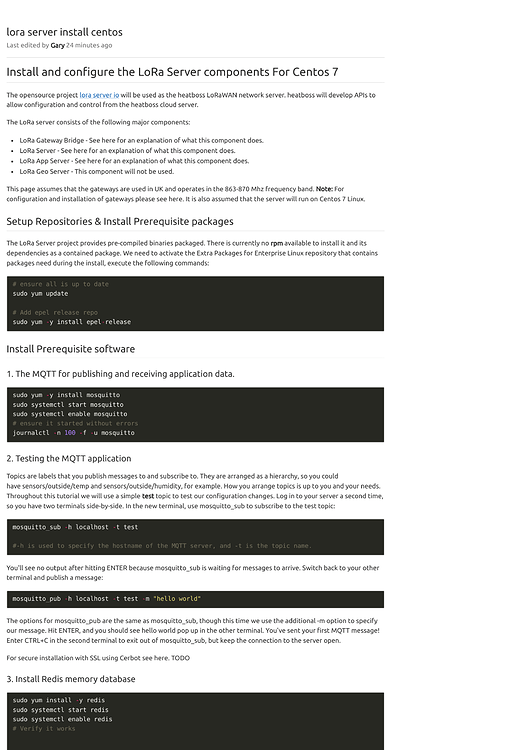 LoRa Server Installation on CentOS - Setup and configuration - ChirpStack Community Forum
