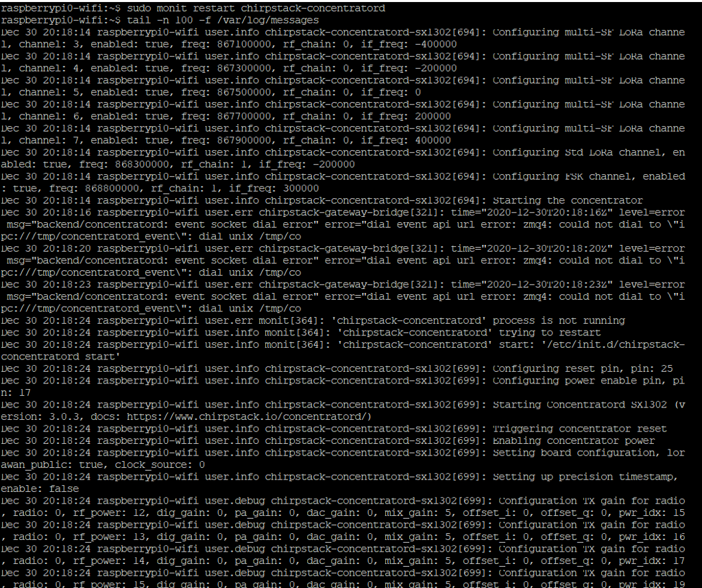 Concentratord based on sx1302 showing does not exist - ChirpStack Concentratord - ChirpStack ...