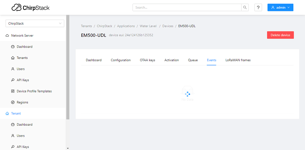 No Device Events Chirpstack V4 Setup And Configuration Chirpstack Community Forum