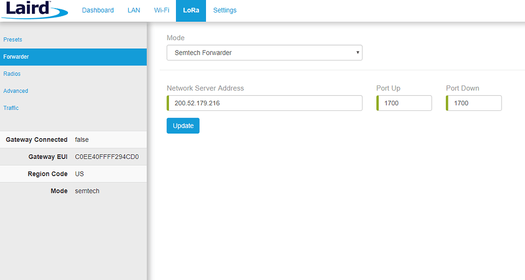 LoRa built-in gateway bridge (Larid RG1xx) with Loraserver v.3? - ChirpStack Community Forum