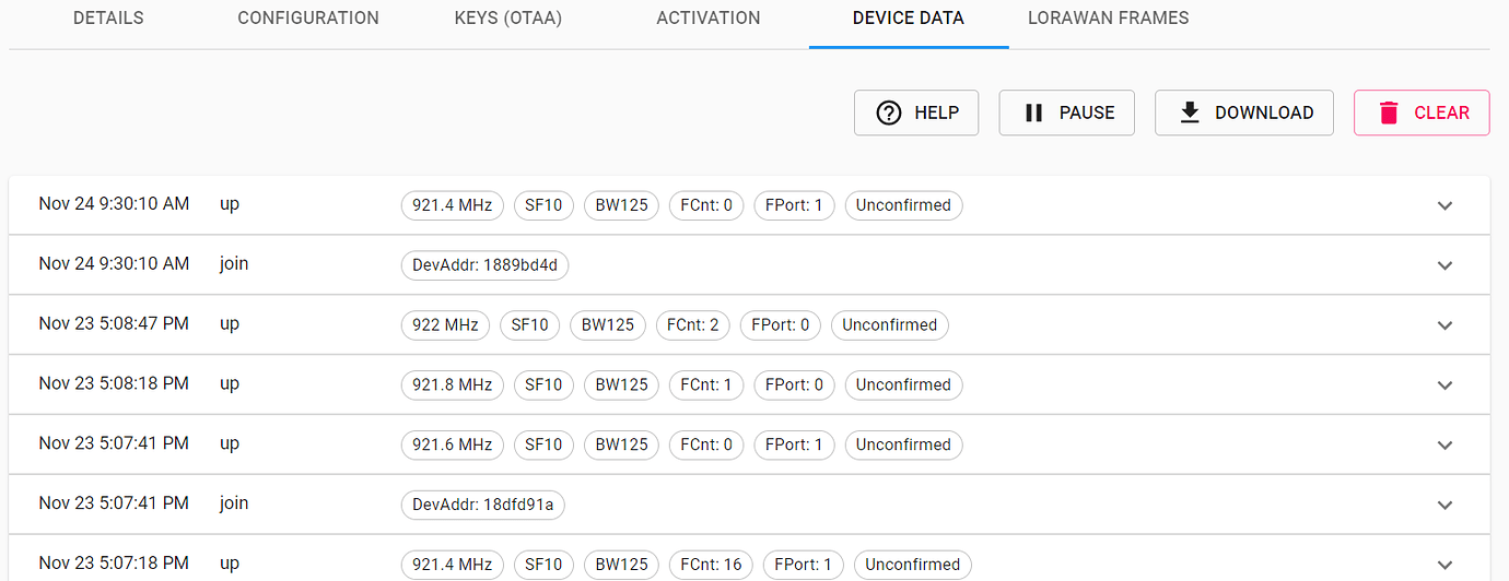 No Device Data But Lorawan Frame Exist Chirpstack Application Server Chirpstack Community Forum
