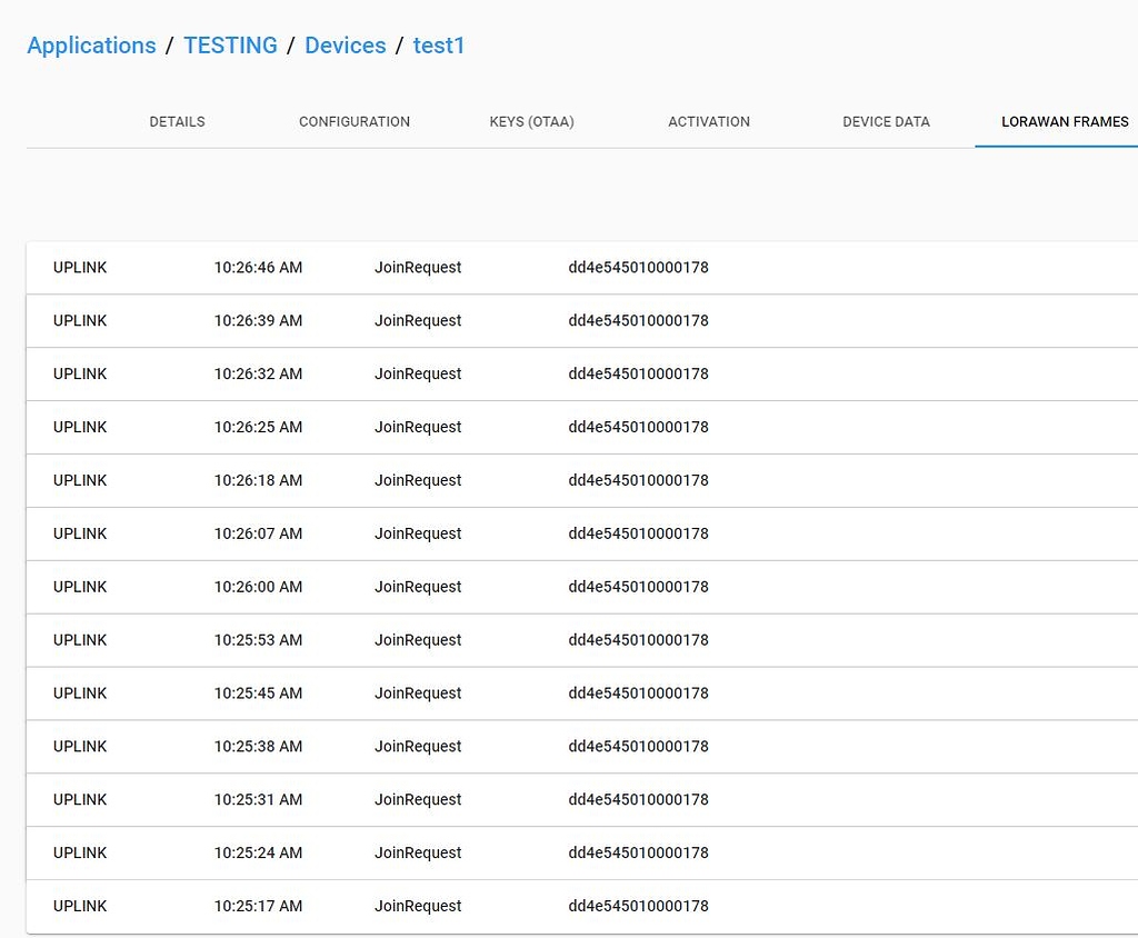 No Join Accept What Am I Doing Wrong Chirpstack Network Server Chirpstack Community Forum