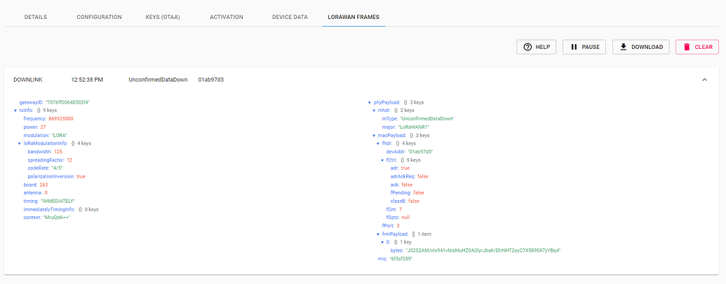 Problem Send Downlink To Device Chirpstack Application Server Chirpstack Community Forum