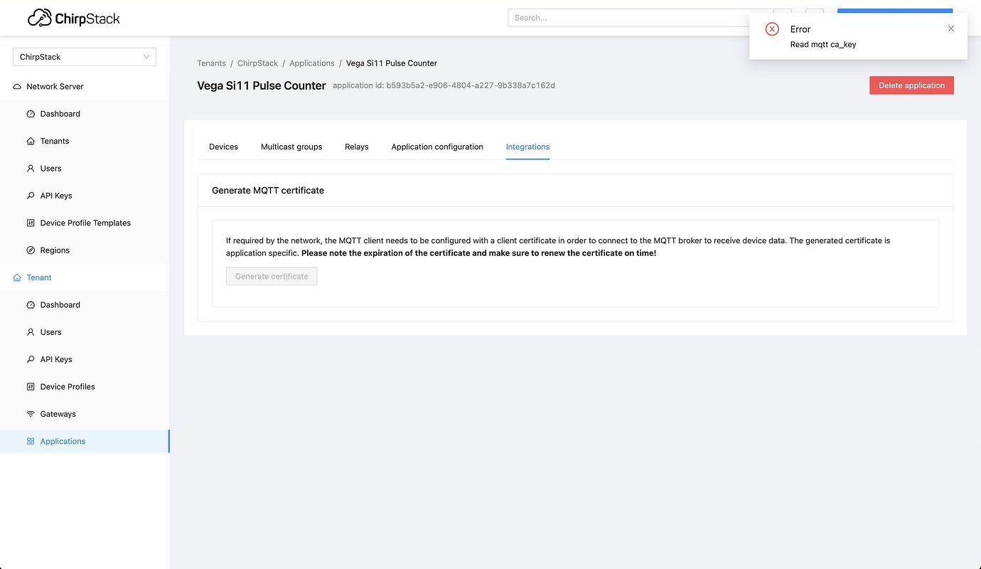 Mqtt integration error - Integrations - ChirpStack Community Forum
