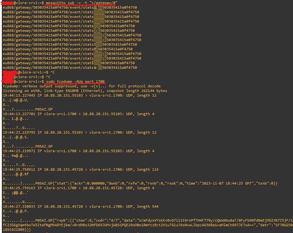 No LoRaWAN-Frames - ChirpStack (v4) - ChirpStack Community Forum