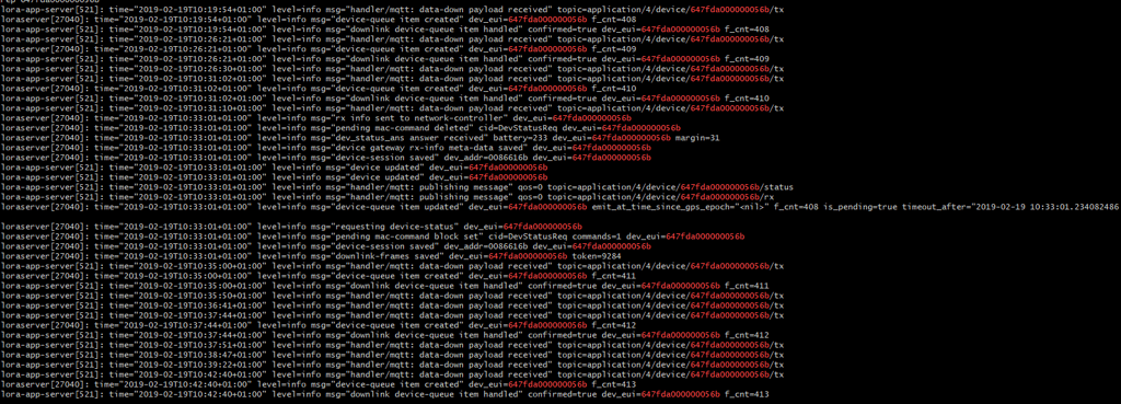 Live Lorawan frames not seen but seen in lora-app-server logs without any error - ChirpStack ...