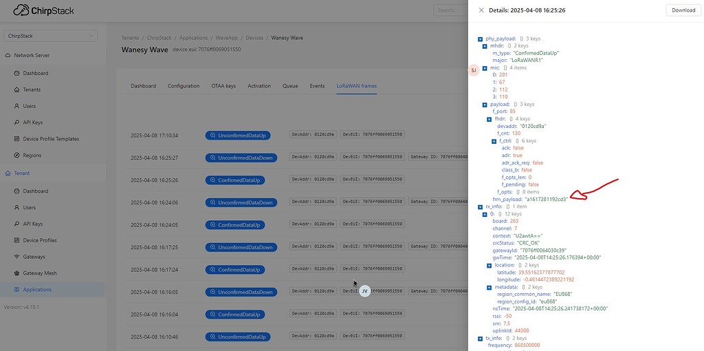 Access To Payload From Mqtt Chirpstack V4 Chirpstack Community Forum