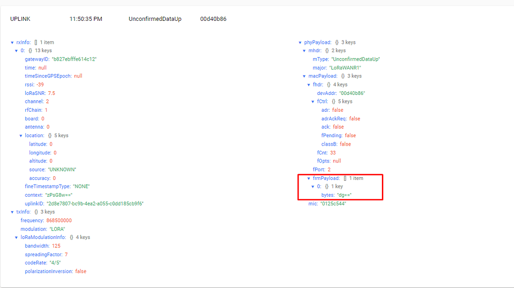 Confused how payload is calculated - ChirpStack Application Server - ChirpStack Community Forum