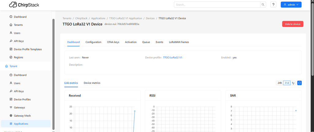 Device on OTAA (TTGO LoRa32 V1) Not Connecting Unless "Flush OTAA device nonces" (Invalid ...