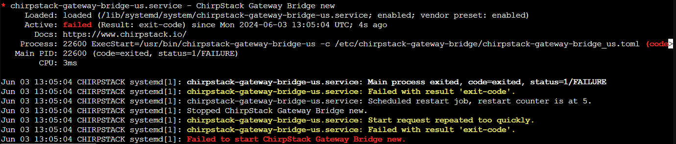 Issue Running Multiple Gateway Bridges Setup And Configuration Chirpstack Community Forum