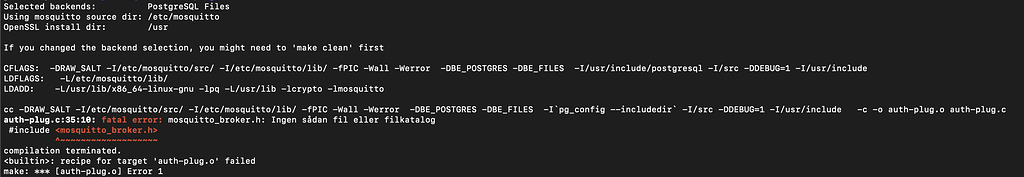 MQTT Authentication (Mosquitto Auth Plug): Fatal Error - Setup and configuration - ChirpStack ...