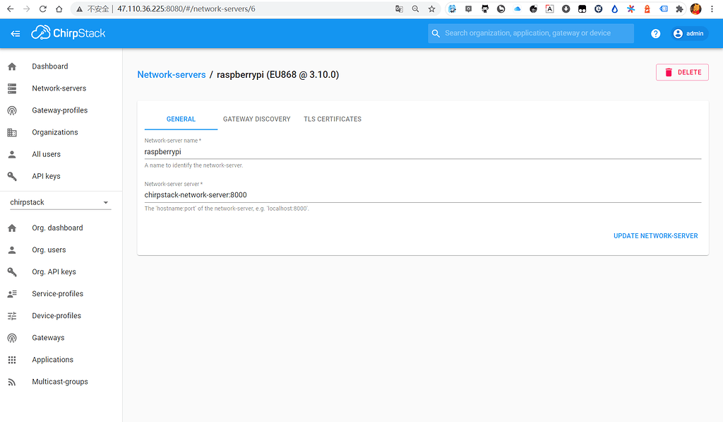 How to change the Area EU868 to CN470? - Setup and configuration - ChirpStack Community Forum