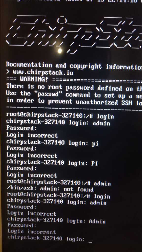Login In Raspberry 3 With Chirpsack V4 Os Chirpstack Gateway Os Chirpstack Community Forum