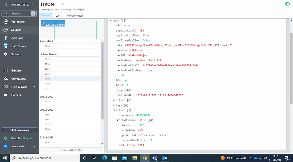 Integration Not Working When Using Header Chirpstack Application Server Chirpstack