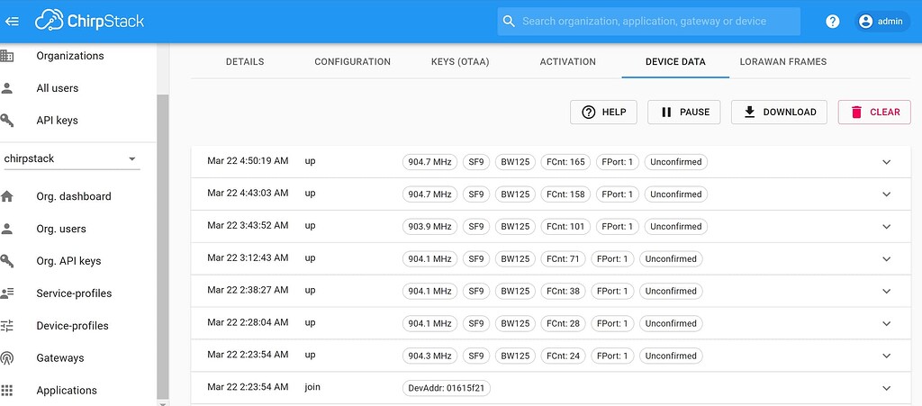 Inconsistent packet uplink timing to Application Server - ChirpStack Application Server ...