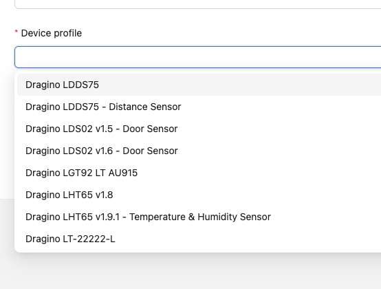 Only 10 device profiles showing up in drop down list - ChirpStack (v4) - ChirpStack Community Forum
