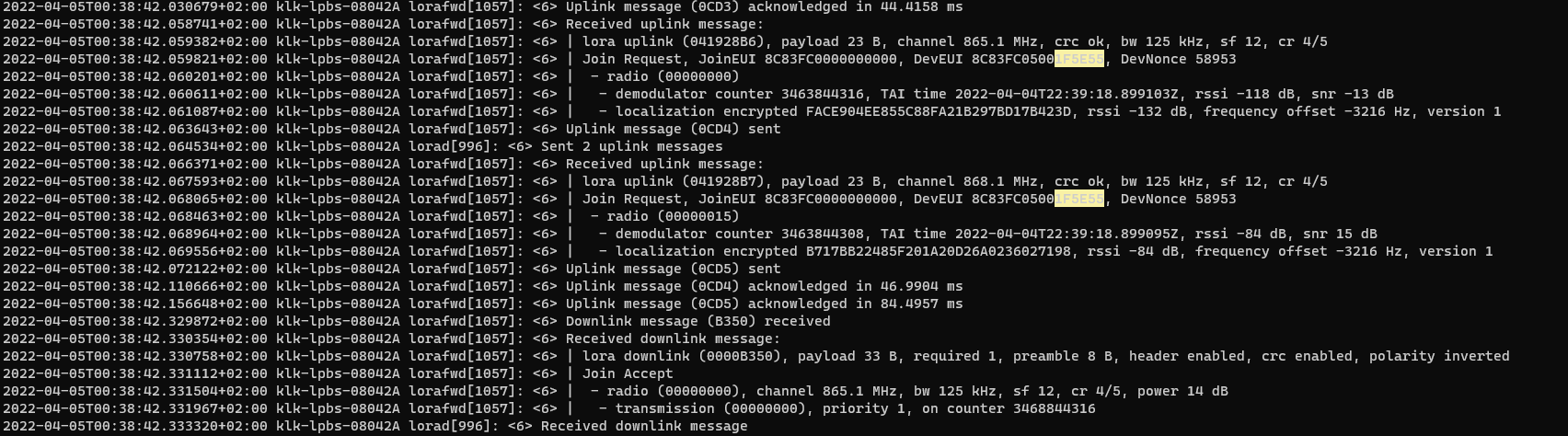 Duplicate JoinRequest - ChirpStack Network Server - ChirpStack Community Forum