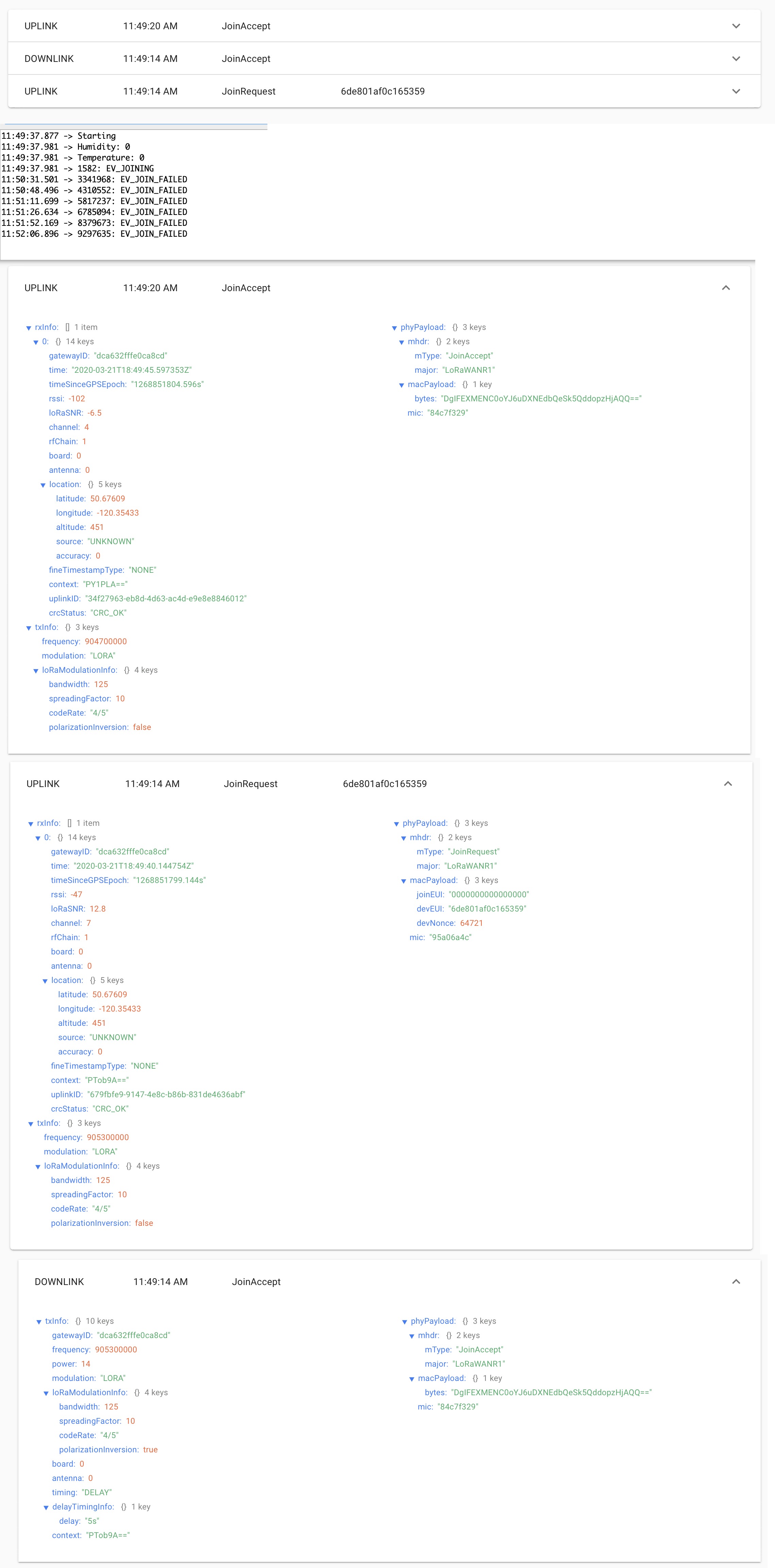Unable to OTAA Node With ChirpStack Server - ChirpStack Application Server - ChirpStack ...