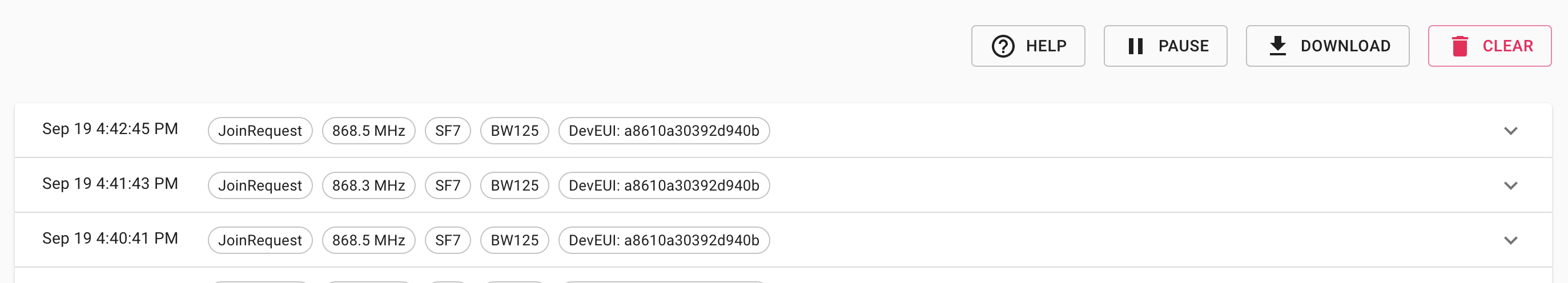 No Join Response In Websockets But Showing Showing Success Log In App Server Chirpstack
