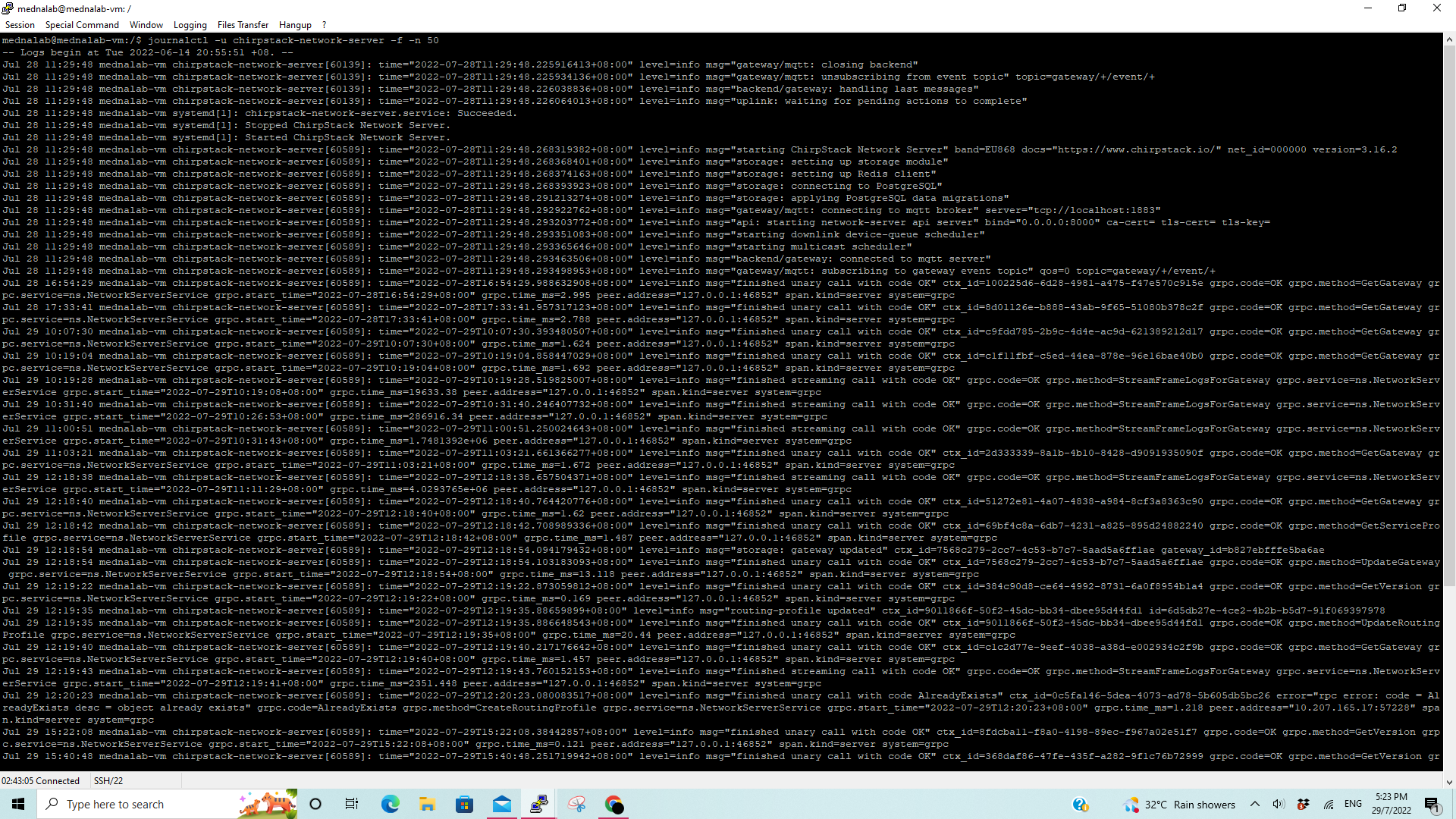 Gateway : PULL_DATA were not ACKed - ChirpStack Gateway Bridge - ChirpStack Community Forum